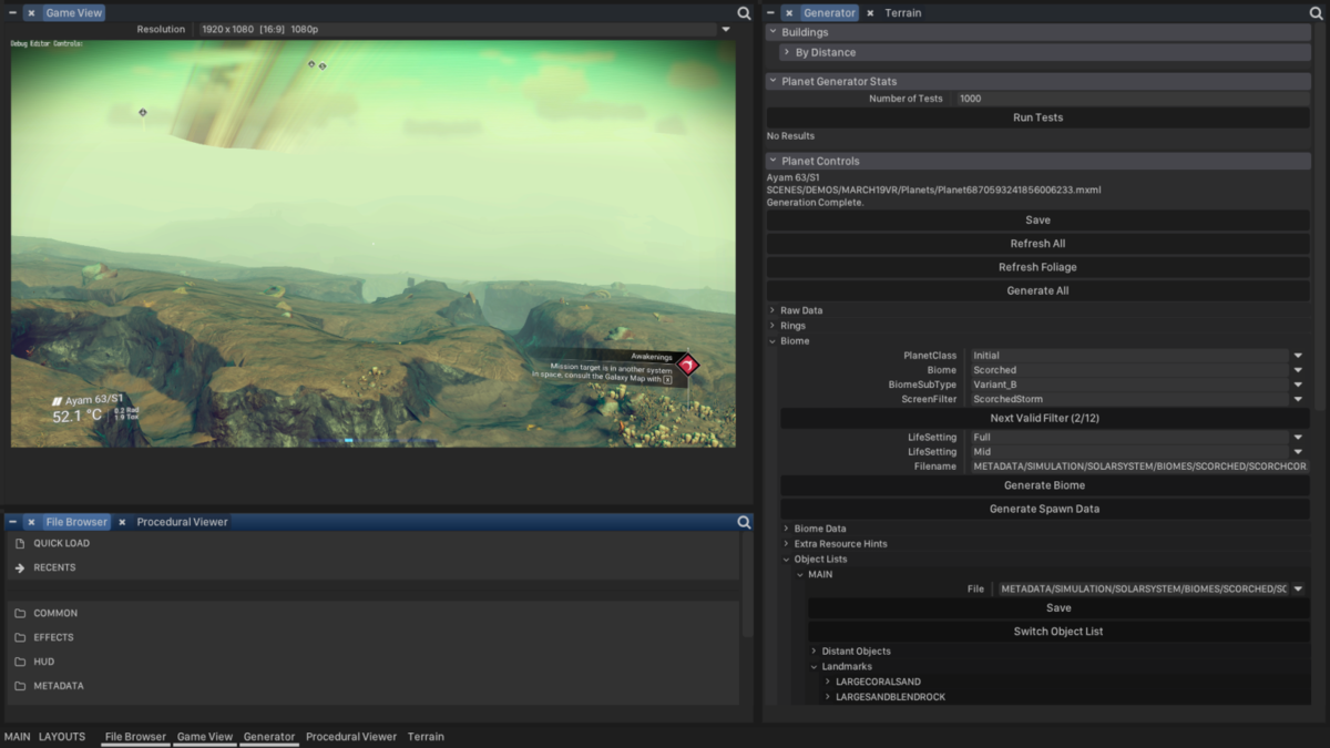 Fractal Update Debug Version - No Man's Sky Retro